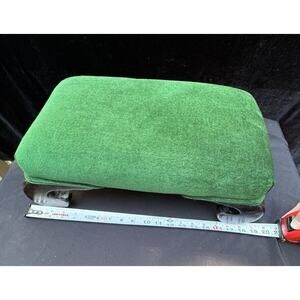 Antique | Other | Lovely Antique Kelly Green Covered Footstool ...